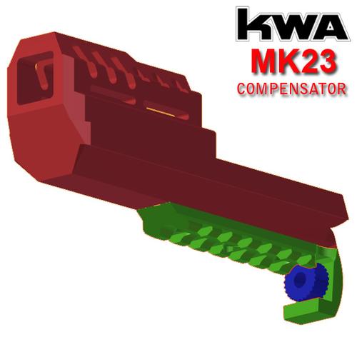 Jual KWA KSC MK23 HK H&K MK23 Tactical Comp Compensator Metal Gear ...