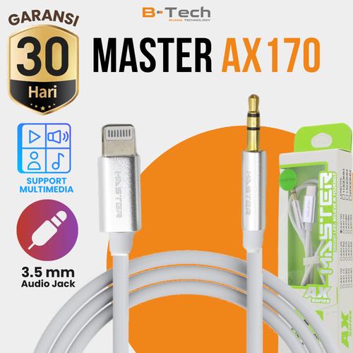 Jual Kabel Audio Aux Jack Audio Type C to 3,5MM Male 150CM MASTER AX170 ...