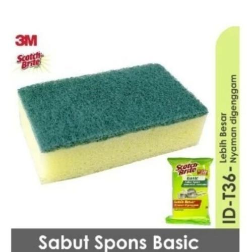 Jual Spons Scotch Brite ID-T36 / Busa Cuci Piring Scotch Brite ...