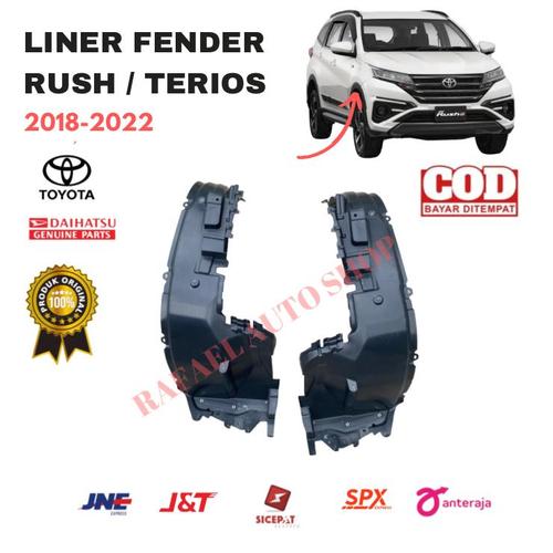 Jual Liner Fender Rush Terios | Spatbor Terios Rush 2018 2019 2020 2021 ...