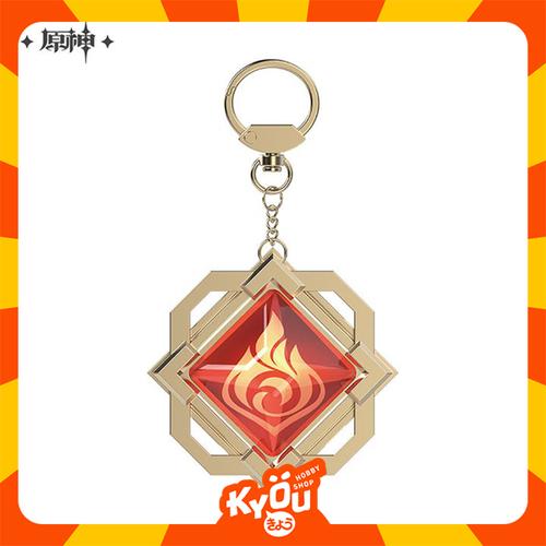 Jual Pyro Electro Dendro Cryo Liyue Theme Vision Key Chain (9cm ...