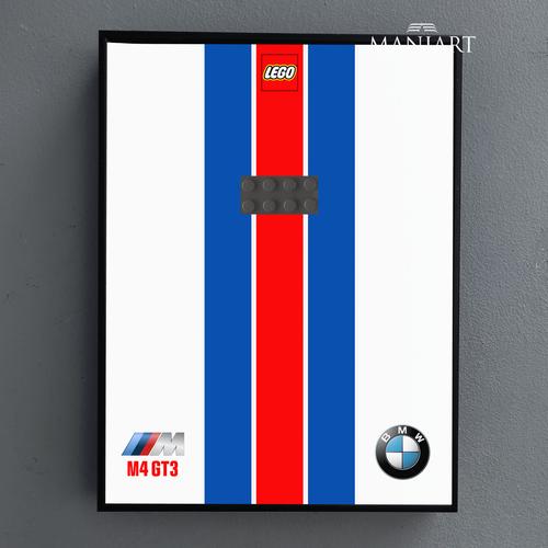 Jual BMW Lego Speed Champions Display Poster Frameblock Wall Mount ...