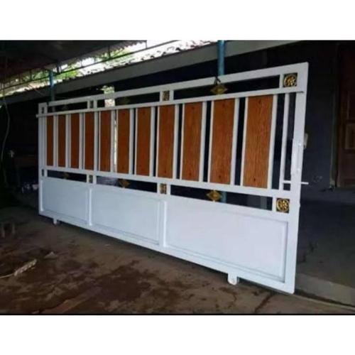 Jual pintu pagar besi motif kayu - Jakarta Barat - Makyahstore | Tokopedia