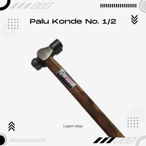 Jual Palu Konde / Ballpein Hammer No. 1/2 LB Gagang Kayu Topkung - Kab ...