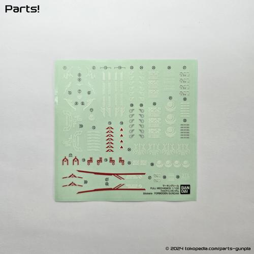 Jual Full Mechanics 1/100 Forbidden Gundam - Decals - Kab. Sidoarjo ...