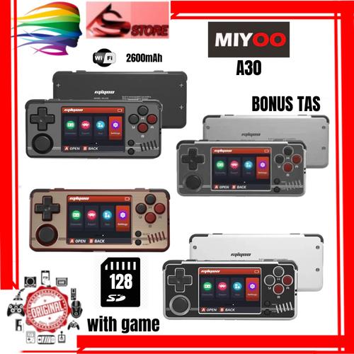Promo MIYOO A30 Portable Handheld Retro Video Game Console Classic Mini ...