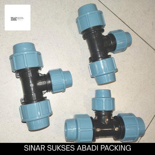 Jual Reducer Tee Pipa HDPE Ukuran 1 1/2" × 3/4" inch / Tee Hdpe 50mm × ...