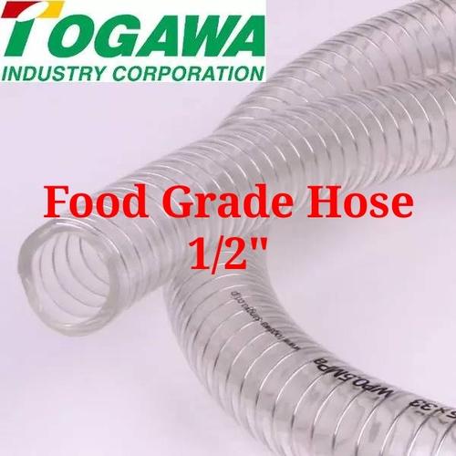 Jual Pure Spring Food Grade Hose 1/2" Selang Spiral Bening Makanan ...