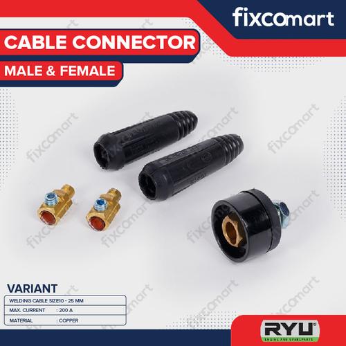 Promo RYU Cable Connector Female / Male / Konektor Kabel Las 200 A ...