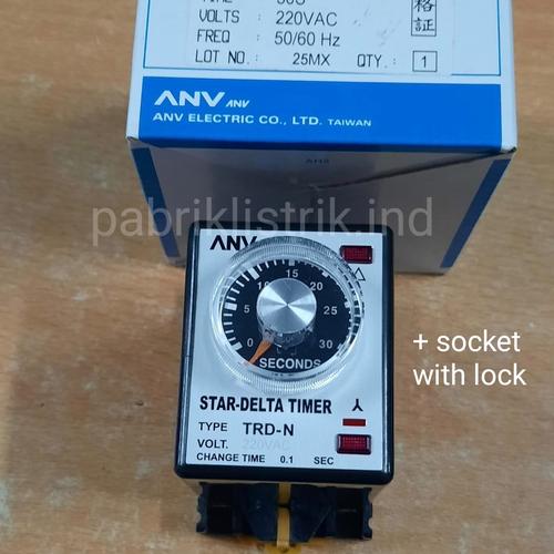 Jual Timer Star Delta TRD N 220V AC 30s ANV original CRD N - Jakarta Utara - pabriklistrik.Ind ...