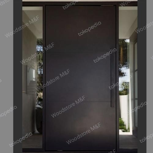 Jual PINTU JATI SOLID PINTU RUMAH WARNA HITAM ELEGAN - Kota Depok ...
