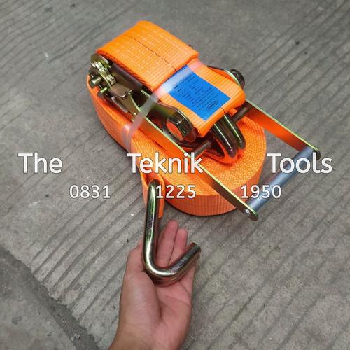 Jual Ratchet Tie Down 10 Ton x 15 Meter 3 Inch Track Belt Lashing Alat ...