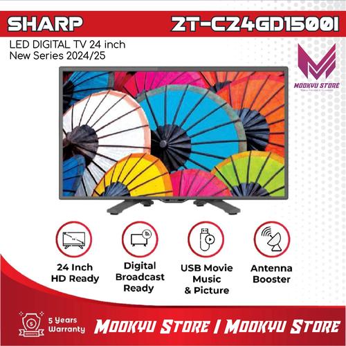 Jual SHARP LED Digital TV 24" inch 2TC24DD1i | 2T-C24DD1i | Garansi 5 Tahun - INSTANT GOSEND ...