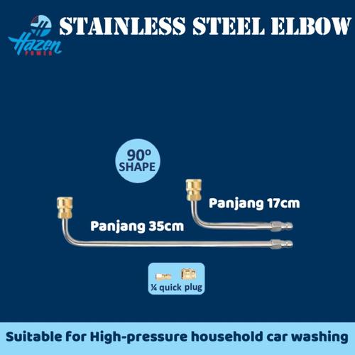 Jual Extension Pipe High Pressure Washer Panjang 17-35cm 90 derajat by ...