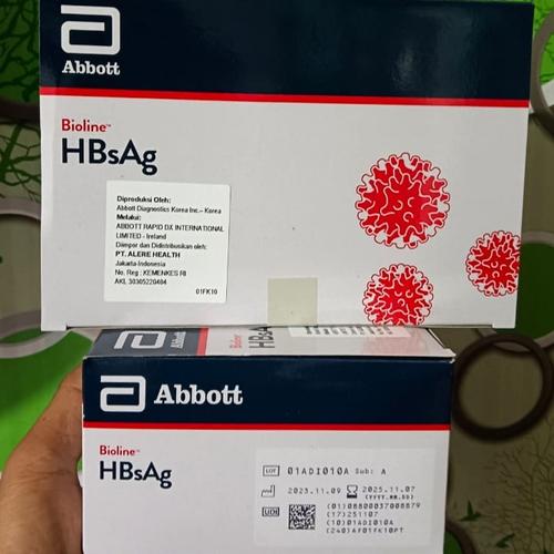 Jual Rapid Test HBsAg Abbott Bioline isi 30T HBsAg Test - Jakarta Barat ...