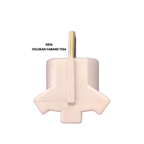 Jual G836 COLOKAN KEPITING COLOK STEKER T MULTI Y CABANG 3 LISTRIK ...