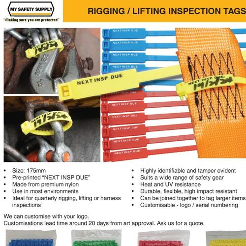Jual Lifting Tags, NEXT INSP. DUE, Lifting/Rigging Equipment Tags ...