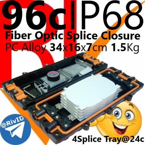 Jual Joint Box 24 48 96 144 Core FO Splice Closure 24c 48c 96c 144c ...