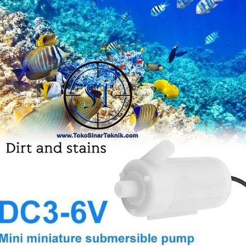 Jual Pompa Air Celup Micro Mini DC 6V Water Pump Micro Submersible ...