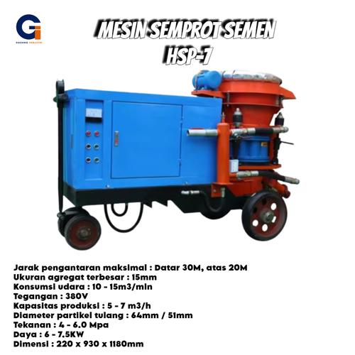 Jual Mesin Semprot Semen HSP-7/Mesin Shotcrete Basah HSP-7 - Jakarta ...