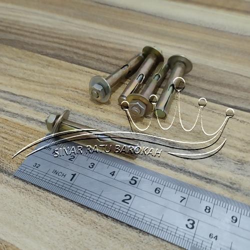 Jual DINABOLT M6X45 M6 X 45 PANJANG 4,5CM 4,5 CM DYNABOLT KUNCI 8 6X45 ...
