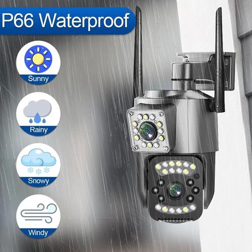 Jual NEW PTZ Camera Speed Dome V380 8MP Double Lensa PTZ ColorVu Double ...