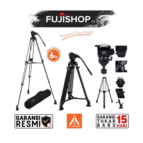 Jual E-Image EG03A2 2-Stage Tripod with GH03 Head / EG-03A2 Video ...