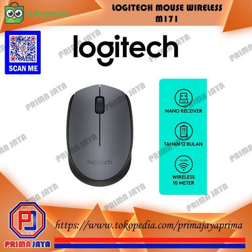 Jual LOGITECH M171 Mouse Wireless untuk Windows, Mac, ChromeOS - Grey ...