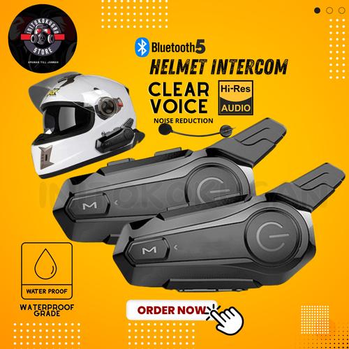Jual Intercom Helm Motor Headset Helmet Bluetooth 5.0 X1 PLUS - Kab ...