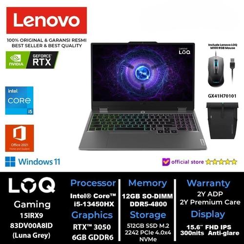Promo LENOVO LOQ-15IRX9 (83DV00A8ID) LUNA GREY : INTEL CORE I5-13450HX ...