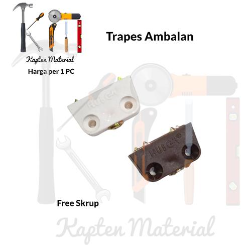 Jual Trapes Huben Putih | Traves Ambalan Kayu Coklat | Trapes Siku ...