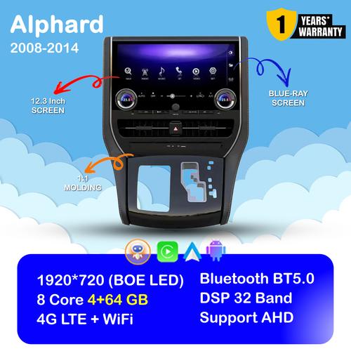 Jual Toyota Alphard ANH20 - Head Unit Android Alphard 2008-2014 upgrade ...