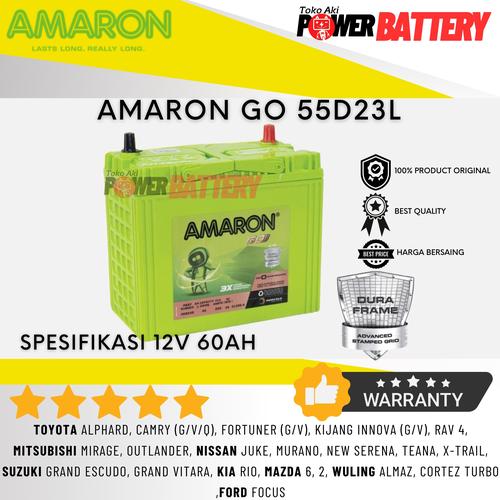 Promo Aki Amaron Go 55D23L Innova Fortuner bensin Serena Camry Mazda 2 Juke - Kab. Karawang ...