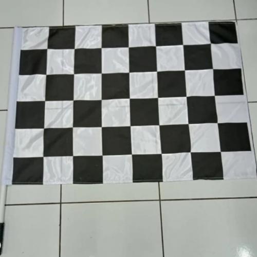 Jual bendera start star flag plus tiang panjang 1 meter 1m - Kota ...