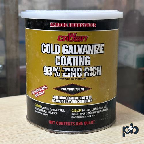 Jual Crown Cold Galvanize Coating 93% Zinc Rich 7007Q (Kaleng 1 KG ...