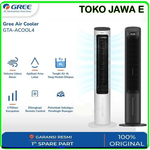 Promo GREE Tower Fan Air Cooler Gree GTA-ACOOL 4 - Penyejuk Udara 50 ...