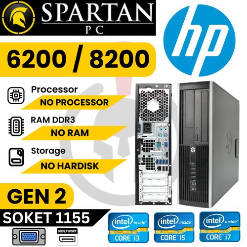 Jual PC HP 6200 / 8200 DT Core i3 / i5 / i7 2nd Gen Desktop Kosongan ...