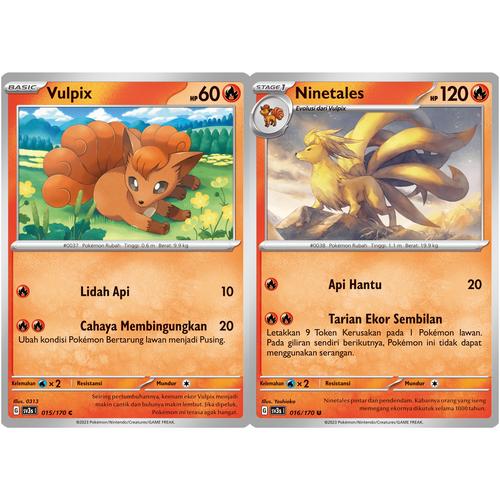 Jual Pokemon TCG Indonesia - Vulpix, Ninetales sv3s - Ninetales - Kab ...