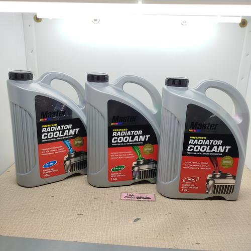 Jual Radiator Coolant Master warna merah warna hijau 946 ml 4 Liter - 4 ...