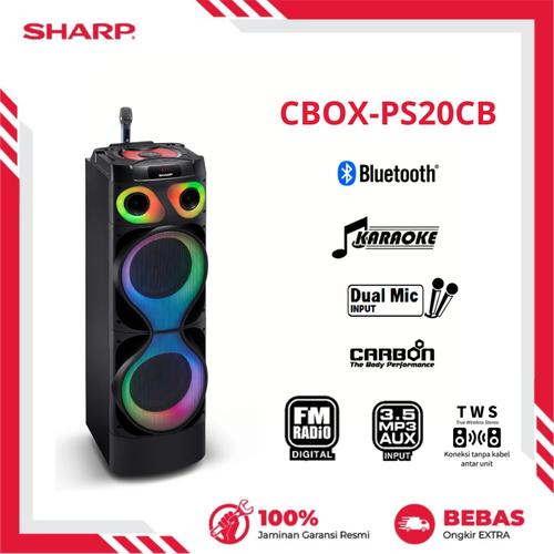 Jual SHARP Speaker Party Carbon 10 Inch CBOX-PS20CB - Jakarta Utara ...