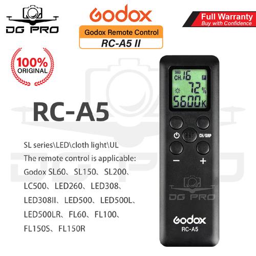 Jual GODOX Remote Controller RC-A5 II for SL60W SL100W SL150W SL200W Original - Jakarta Pusat ...