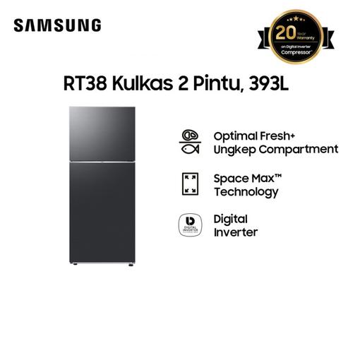 Jual Samsung RT38 RT38CG6420B1SE Kulkas 2 Pintu Ungkep Compartment 393L - RT38CG6420B1SE ...