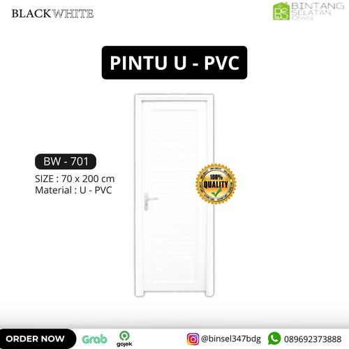 Jual PINTU UPVC TYPE UK 70 X 200 CM BLACK AND WHITE - BW6 - Kota ...