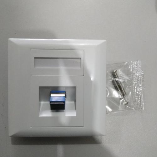 Jual Face plate SC 1 core simplex / roset SC 1 core / roset tanam sc ...