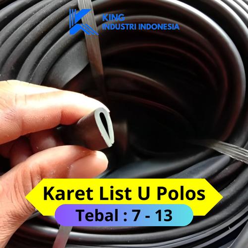 Jual Karet List U Jepit Polos / List Jepit Kaca / Lis Box Panel Ukuran ...