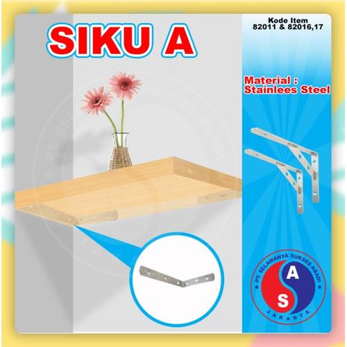 Jual Bracket Braket Breket Siku Penahan Penopang Penyangga dinding rak ...