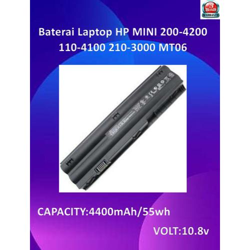 Jual Baterai Original Laptop HP MINI 200-4200, 110-4100, 210-3000, MT06 ...