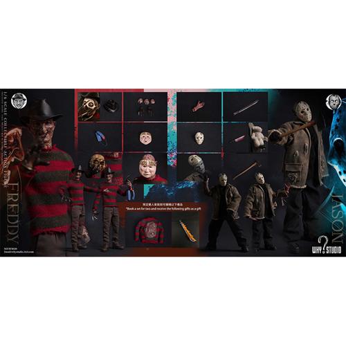 Jual WHY STUDIO WS019 1/6 Freddy Vs Jason : Jason & Freddy (2 Pack Set ...