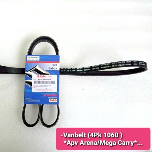 Jual V-Belt Fan Belt Tali Kipas AC Suzuki APV Arena Mega Carry 4PK 1060 Original - Jakarta Utara ...