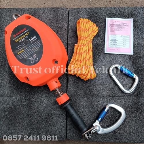 Jual Fall Arrester Nagasaki Retractable Safety 6 10 12 15 20 Meter Tali ...